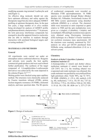 Design, Synthesis, Biological Evaluation, and In Silico ADMET Studies ...