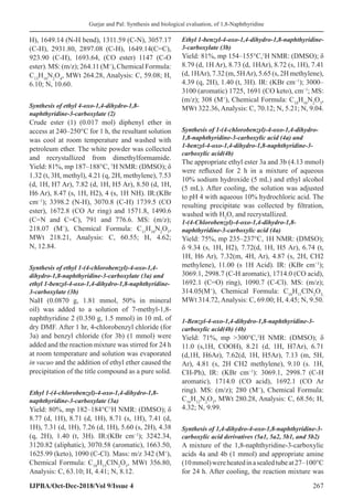 Design, Synthesis, Biological Evaluation, and In Silico ADMET Studies ...