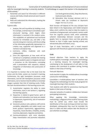 Construction of multidisciplinary knowledge and development of socio ...