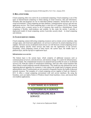SECURITY ATTACK ISSUES AND MITIGATION TECHNIQUES IN CLOUD COMPUTING ENVIRONMENTS | PDF