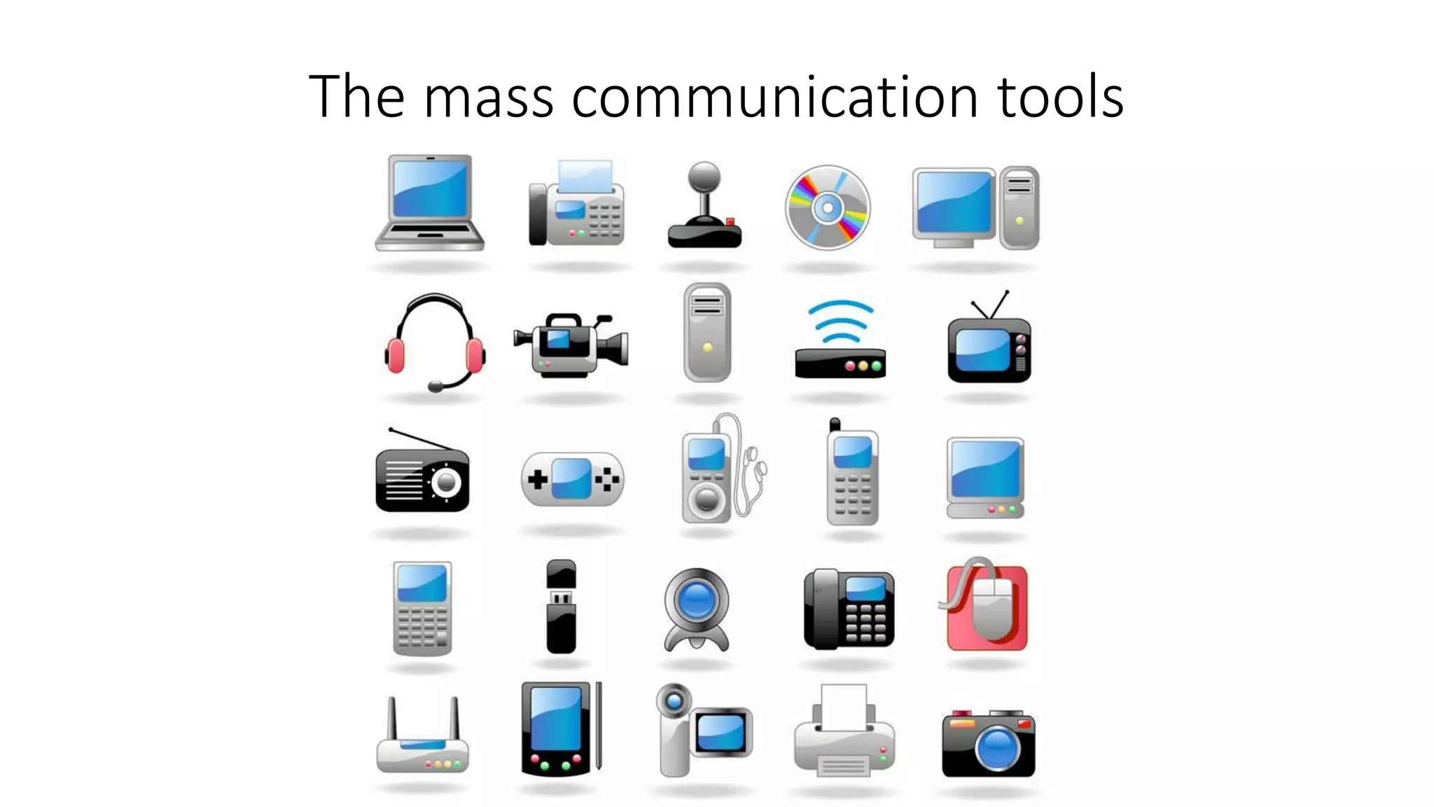 Impact of mass communication and society - Introduction | PPTX