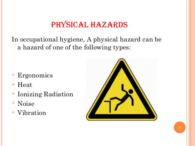 Types Of Physical Hazards