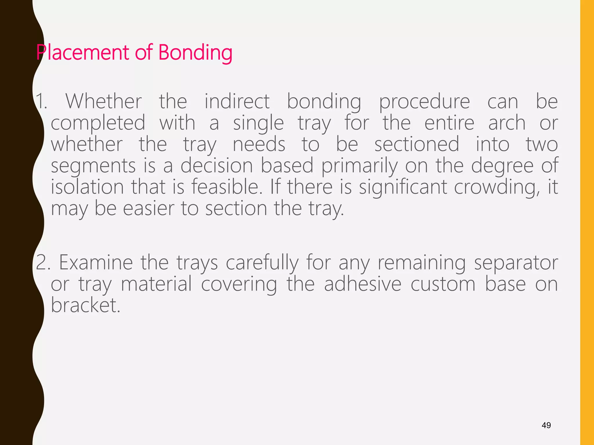 indirect bonding | PPTX