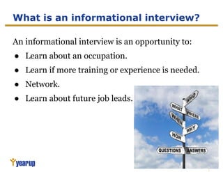 11 informational interviews | PPTX