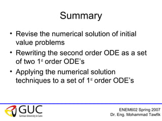 11 initial value problems system | PPT