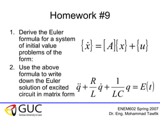 11 initial value problems system | PPT