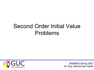 11 initial value problems system | PPT