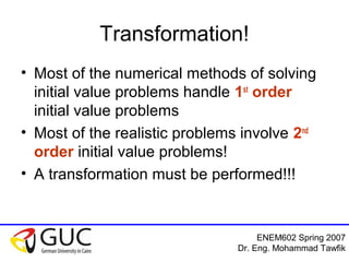 11 initial value problems system | PPT