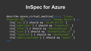 InSpec Keynote at ChefConf | PPT