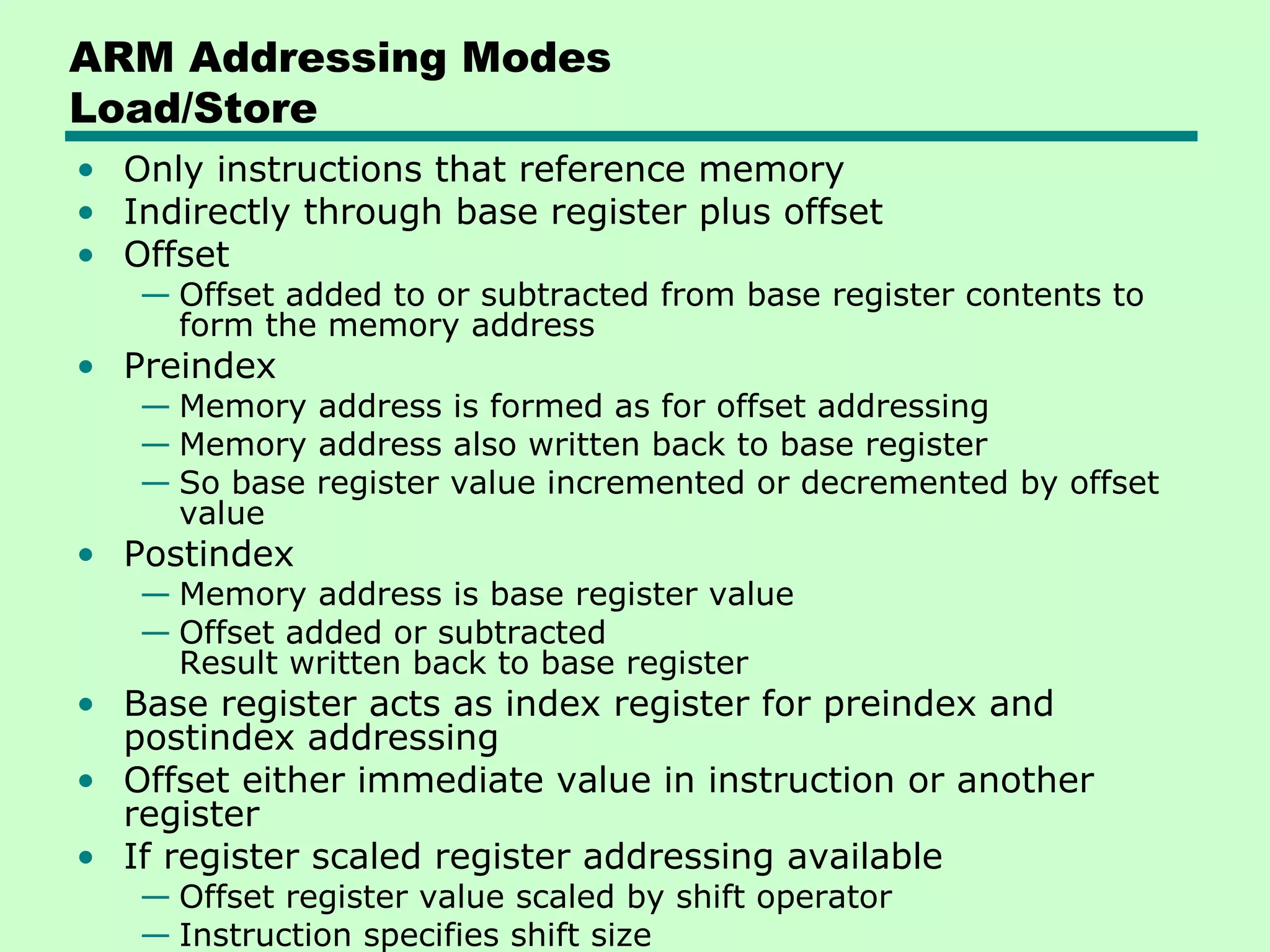11 instruction sets addressing modes | PPT