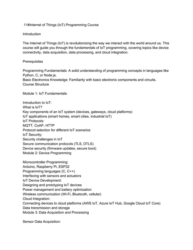 11#Internet of Things (IoT) Programming Course.docx