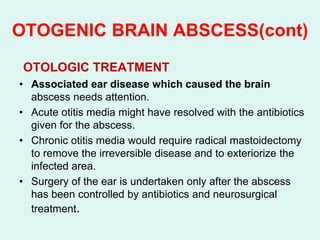 INTRACRANIAL COMPLICATIONS OF CSOM | PPT