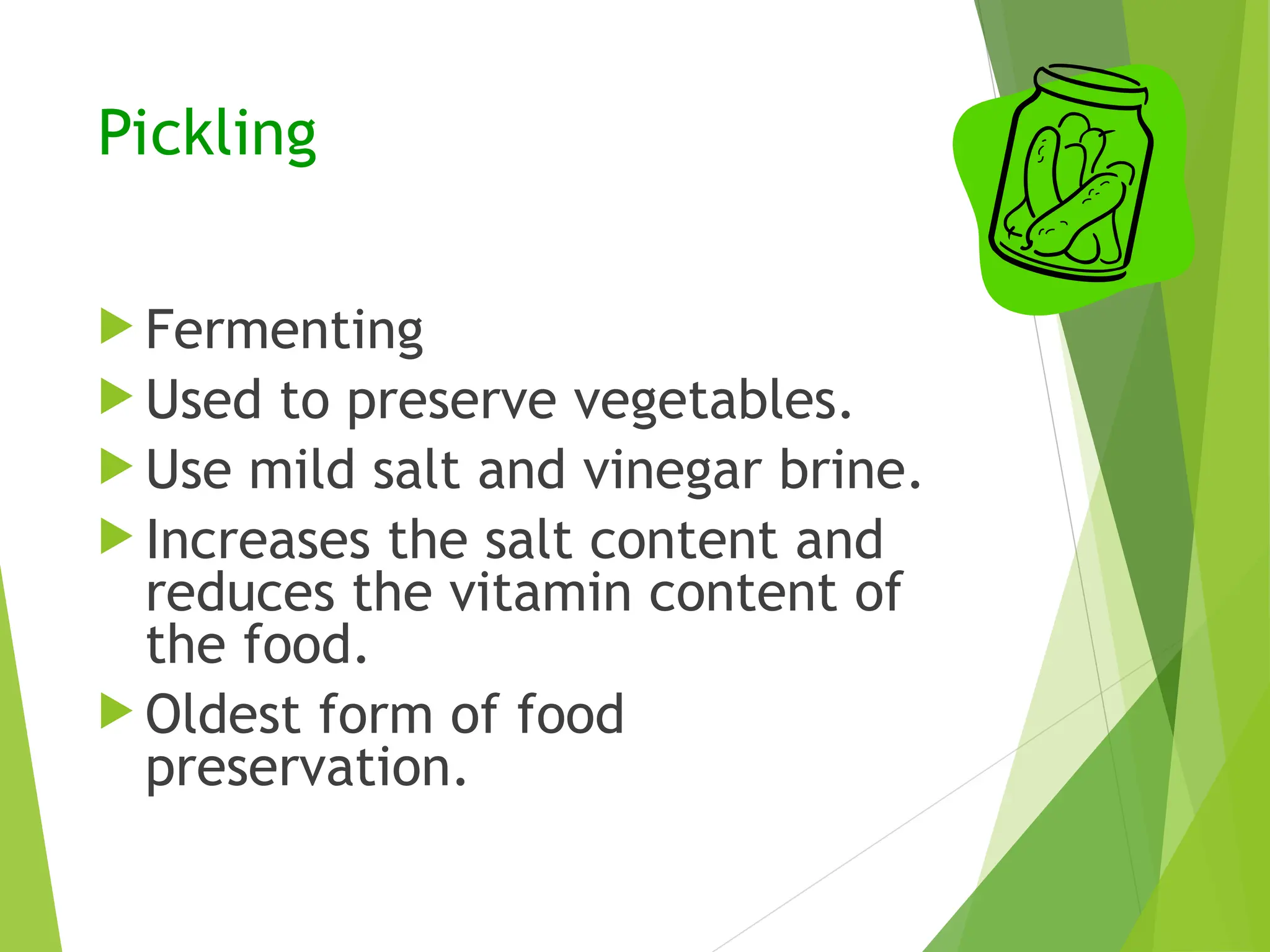 INTRODUCTION TO FOOD PRESERVATION TYPES, STEPS AND PROCEDURES | PPT