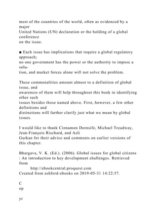 11Introduction to Global Issues VINAY BHARGAVA.docx
