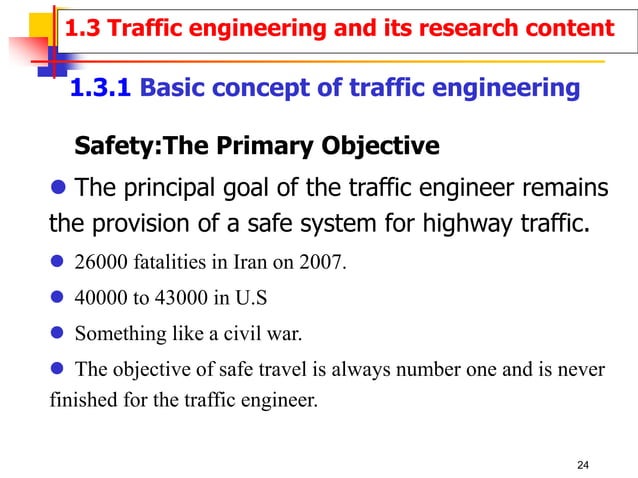 1_1 Introduction to Traffic Engineering.ppt | Civil Engineering ...