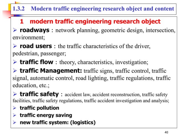 1_1 Introduction to Traffic Engineering.ppt | Civil Engineering ...