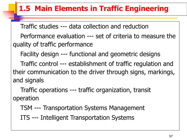 1_1 Introduction to Traffic Engineering.ppt | Civil Engineering ...
