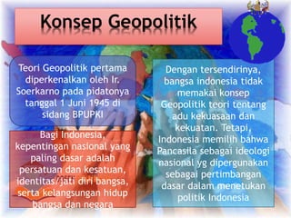 PKN- Geopolitik dan Wawasan Nusantara | PPTX
