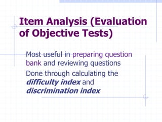 evaluations Item Analysis for teachers.pdf