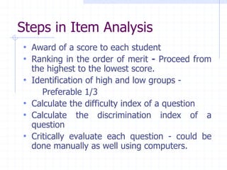 evaluations Item Analysis for teachers.pdf