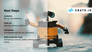 Get Started with CrateDB: Sensor Data | PPT