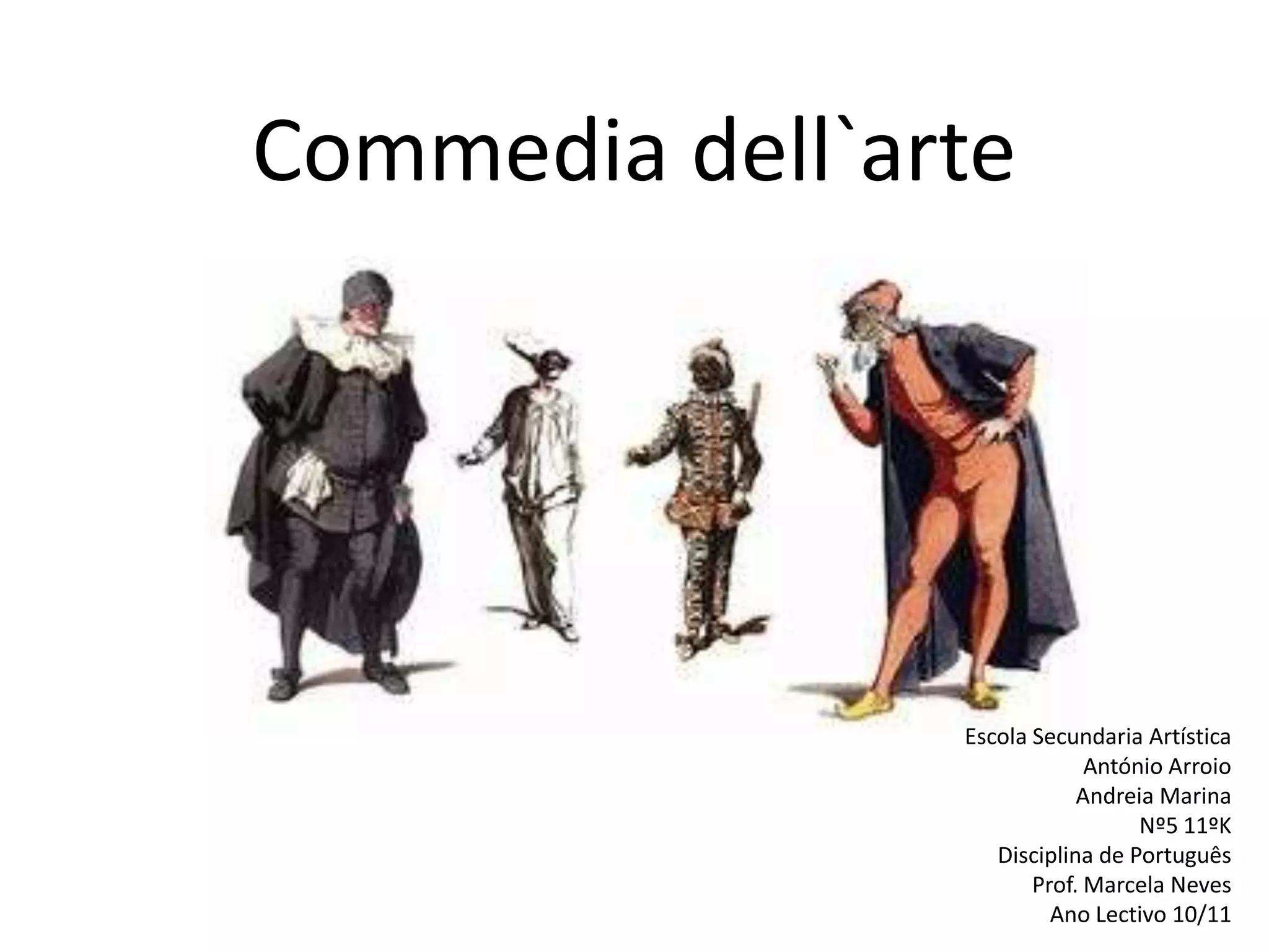 Commedia Dell'Arte | PPTX