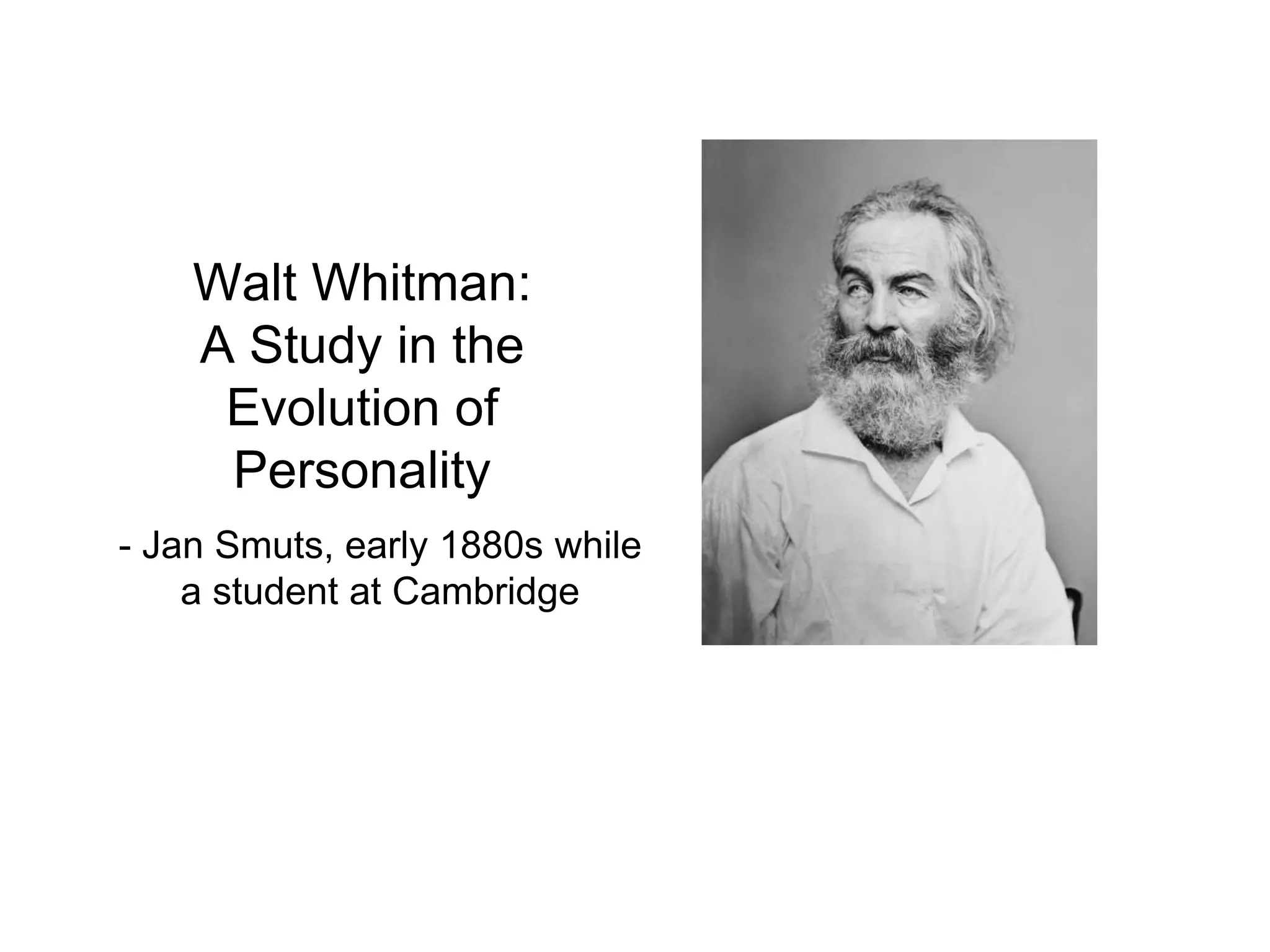 Karl Thidemann - The Poetic Underpinnings of Holism | PPTX