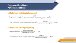Kebijakan Investasi dan Pembelanjaan Modal Kerja | PPTX