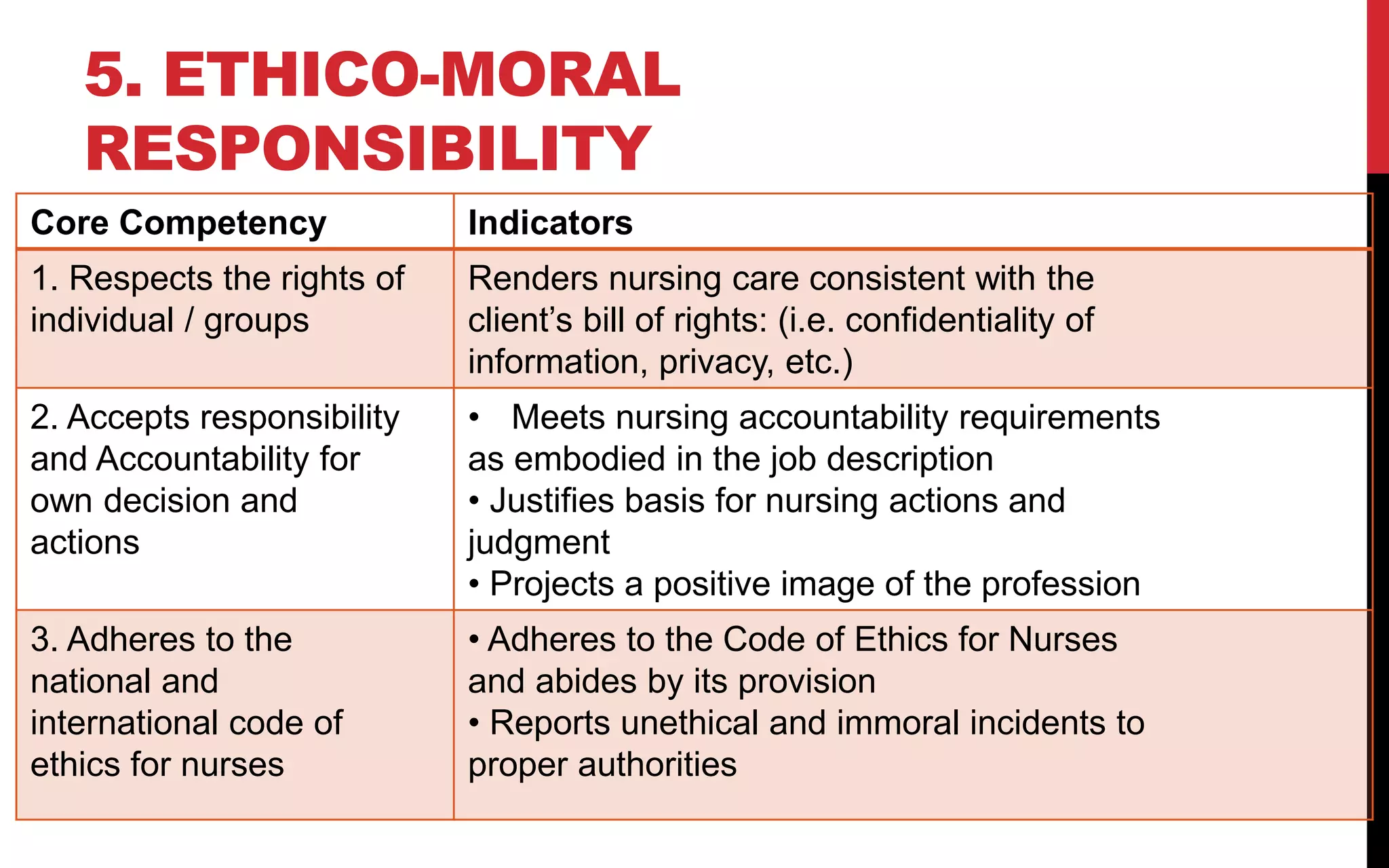 11 key areas of responsibility | PPTX