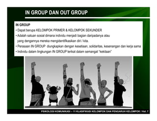 11 klasifikasi kelompok & pengaruh kelompok v2 | PDF
