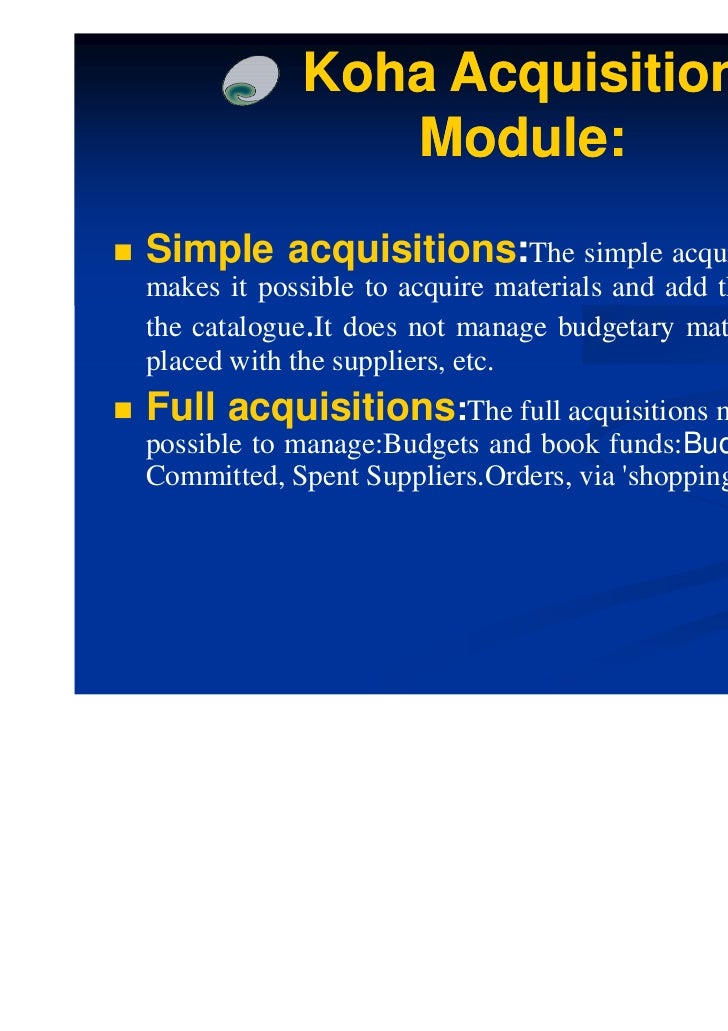 KOHA - Open Source Library Management Software