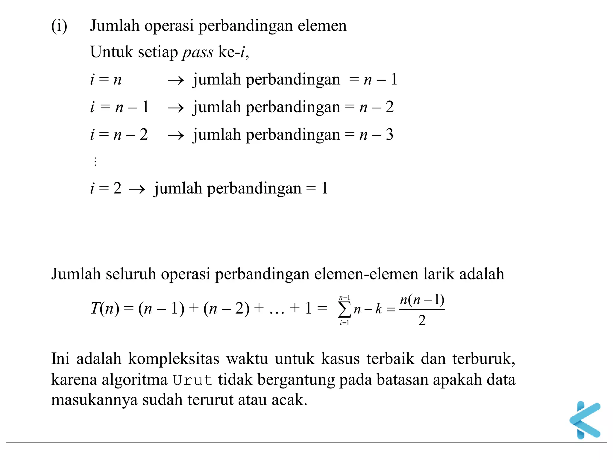 Matematika Diskrit - 11 kompleksitas algoritma - 02 | PDF