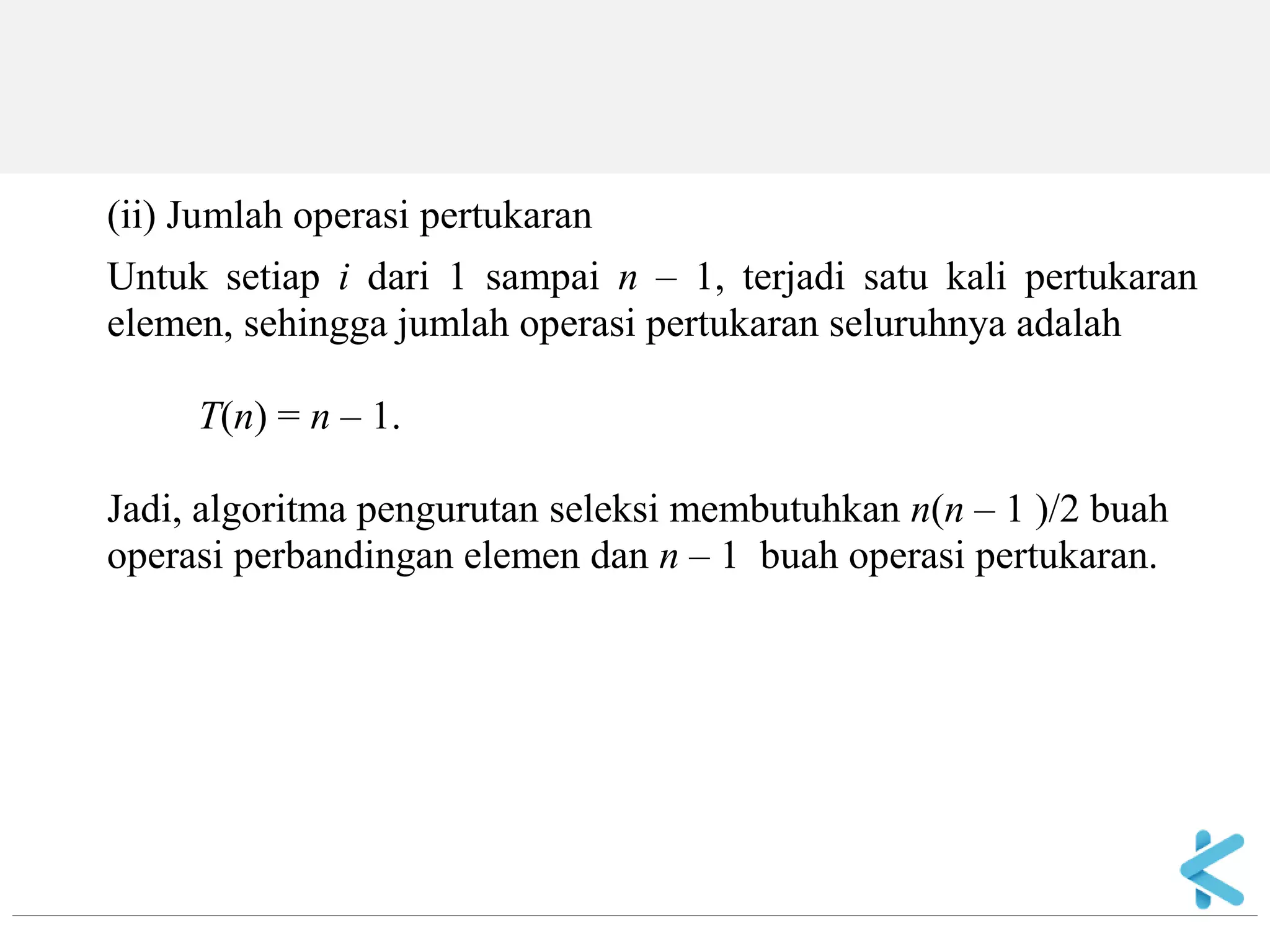 Matematika Diskrit - 11 kompleksitas algoritma - 02 | PDF