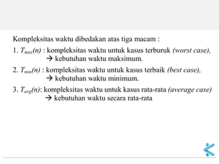 Matematika Diskrit - 11 kompleksitas algoritma - 02 | PDF