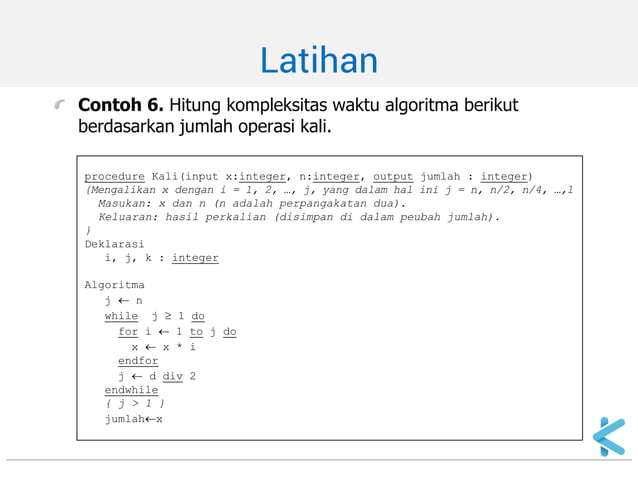 Matematika Diskrit - 11 kompleksitas algoritma - 02 | PDF
