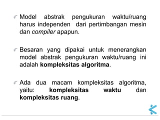 Matematika Diskrit - 11 kompleksitas algoritma - 02 | PDF