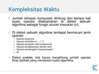 Matematika Diskrit - 11 kompleksitas algoritma - 02 | PDF