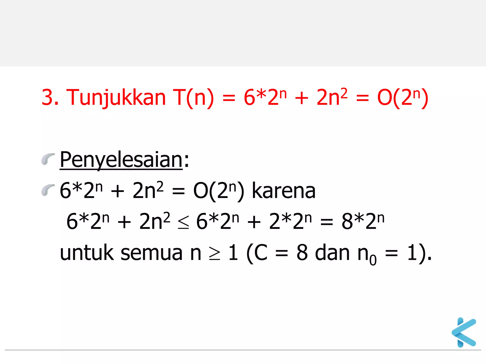 Matematika Diskrit - 11 kompleksitas algoritma - 03 | PDF