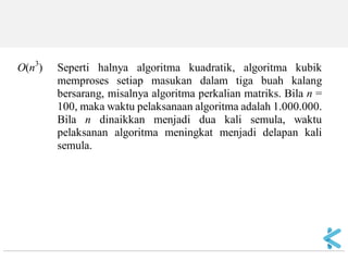 Matematika Diskrit - 11 kompleksitas algoritma - 03 | PDF