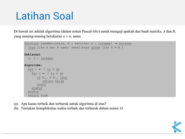 Matematika Diskrit - 11 kompleksitas algoritma - 04 | PDF