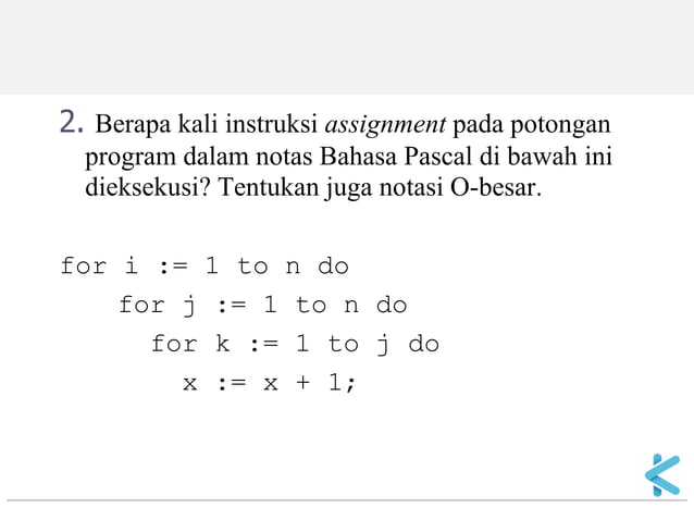 Matematika Diskrit - 11 kompleksitas algoritma - 04 | PDF