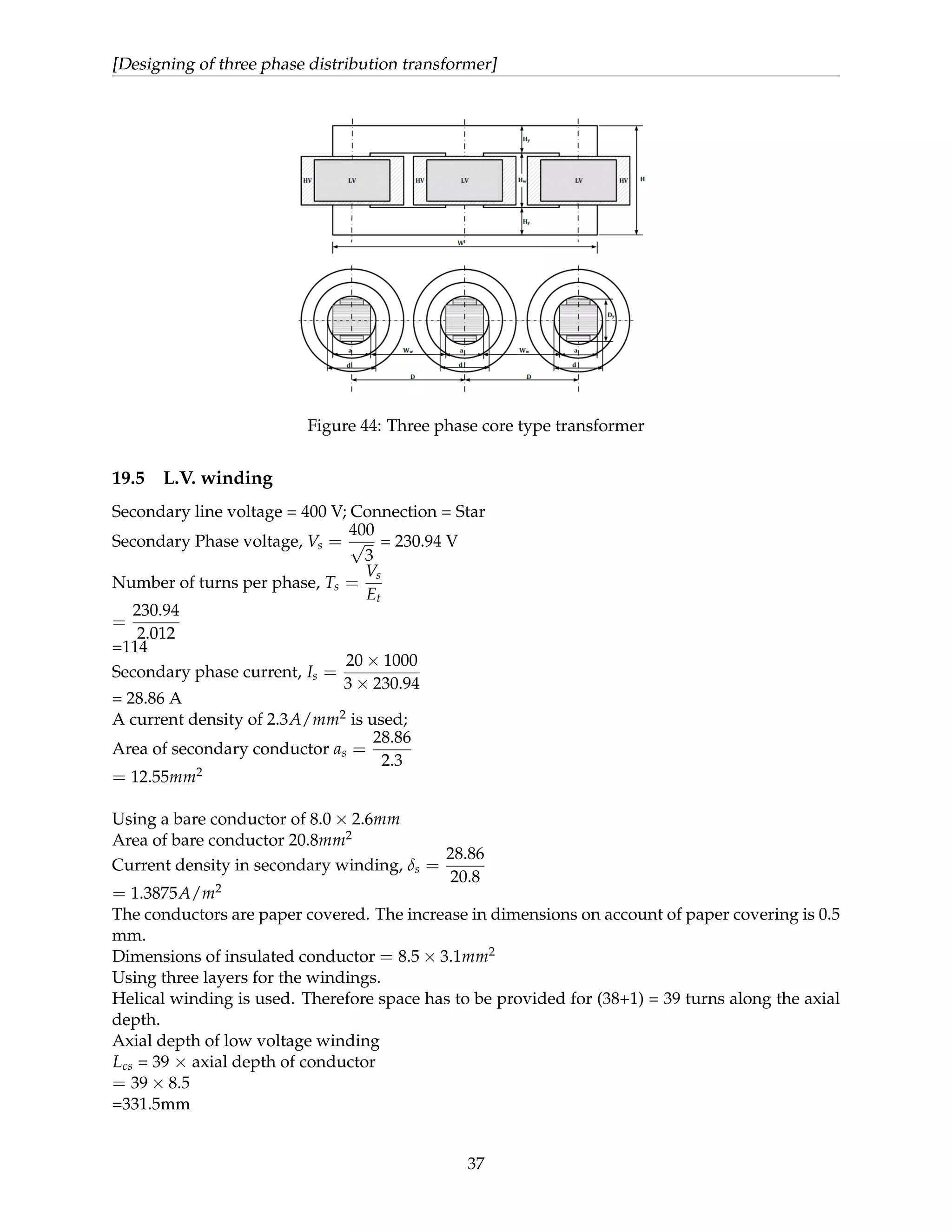 11kVby400v, 20kVA three phase core type distribution transformer. | PDF