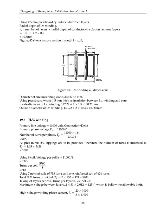 11kVby400v, 20kVA three phase core type distribution transformer. | PDF