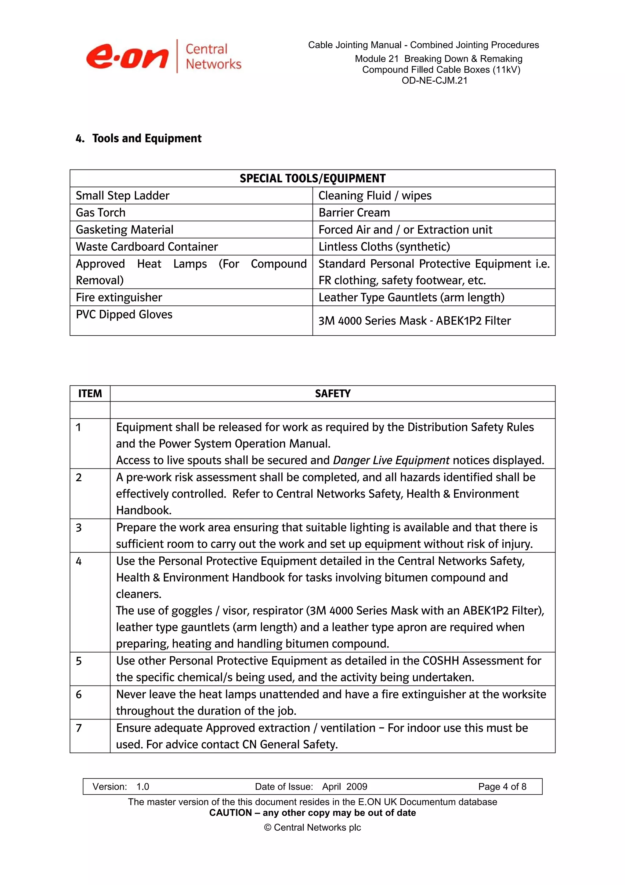 11kV Cable Box Terminations - Breaking Down & Remaking Compound Filled ...