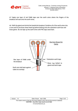 11kV Cable Box Terminations - Breaking Down & Remaking Compound Filled ...