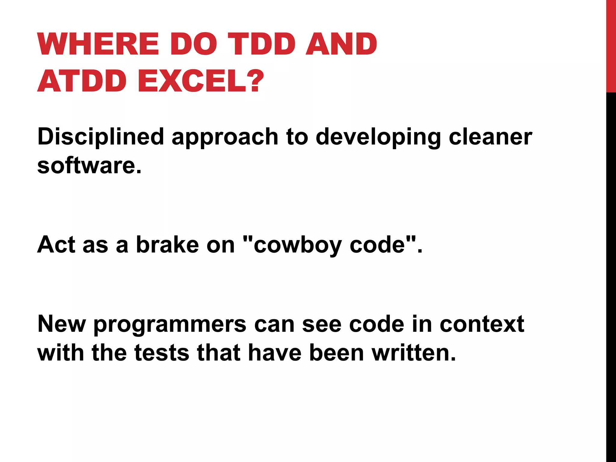 Get the Balance Right: Acceptance Test Driven Development, GUI ...