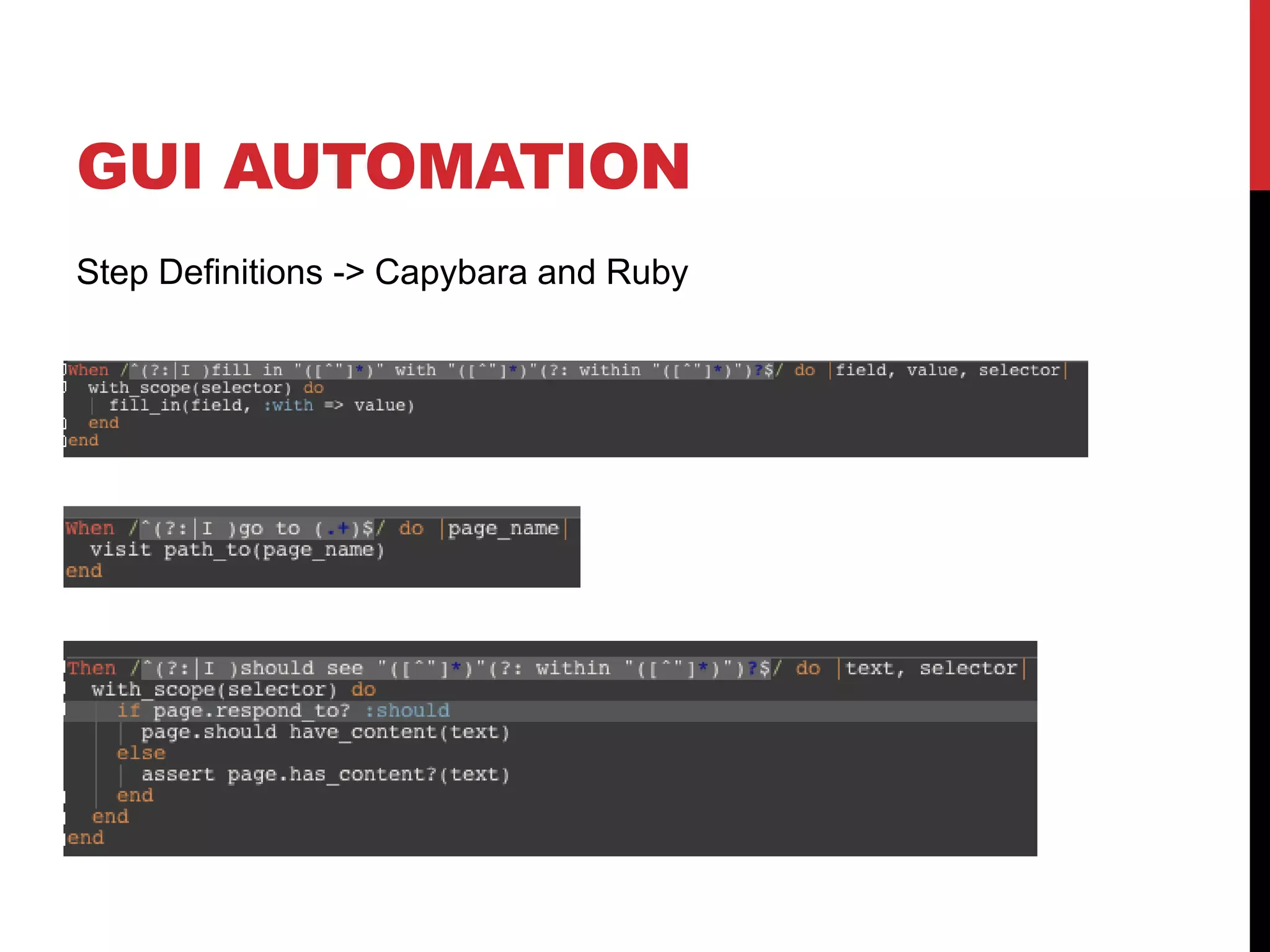 Get the Balance Right: Acceptance Test Driven Development, GUI ...