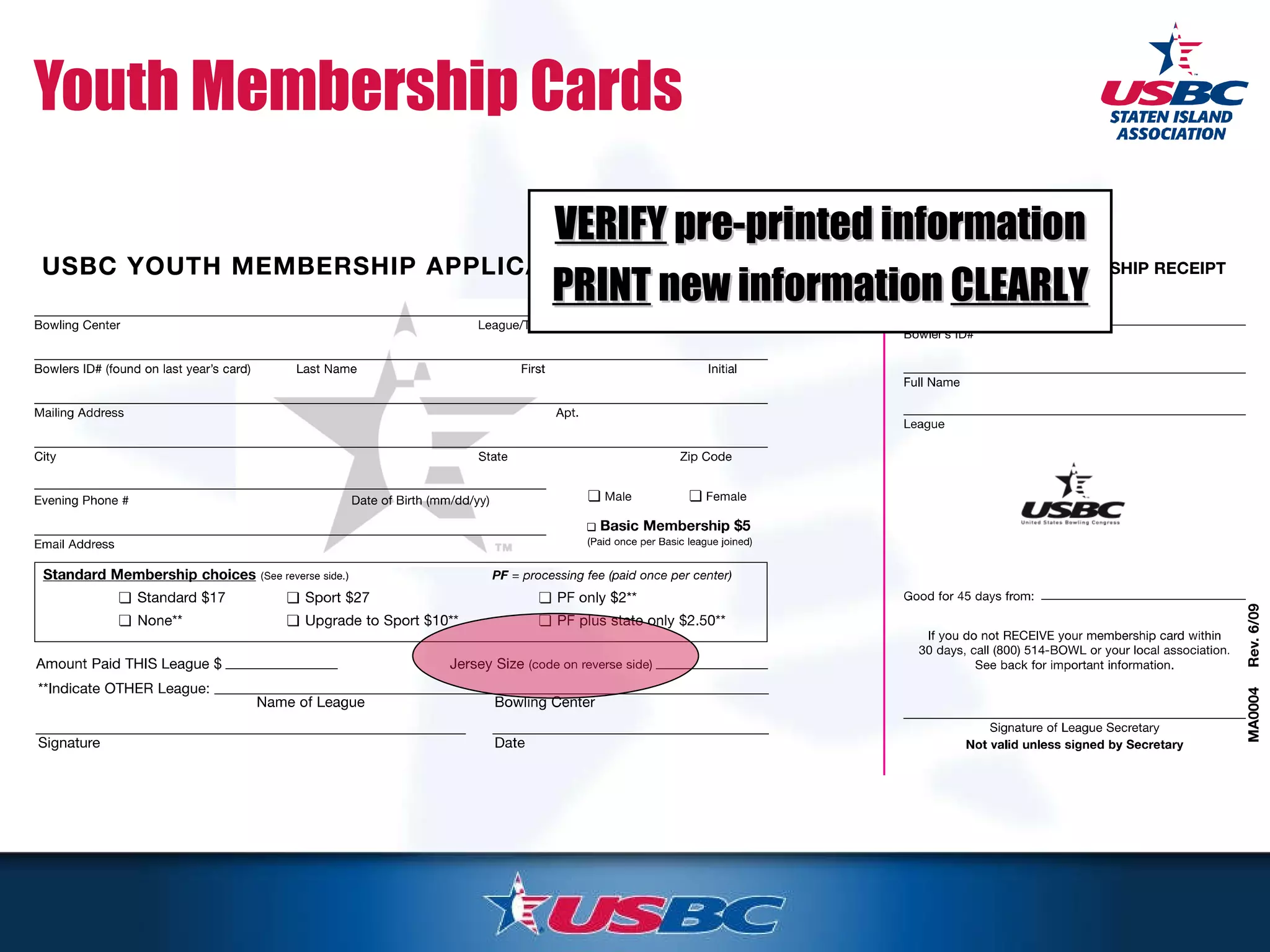 Staten Island USBC 2011 League Operations Workshop