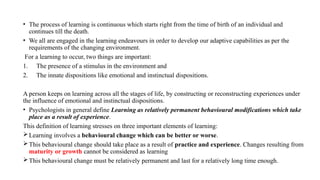 Learning concept, definition and types .pptx | Cats | Pets