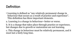 Learning concept, definition and types .pptx | Cats | Pets